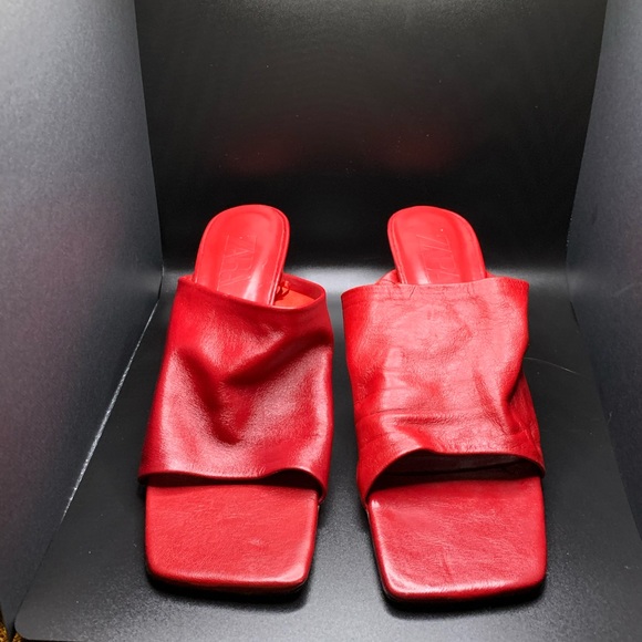 Zara | Shoes | Zara Red Heels | Poshmark